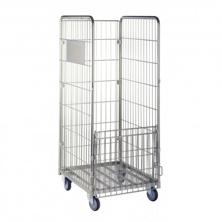 Chariot Roll-conteneur 4 côtés | Teamalex Medical