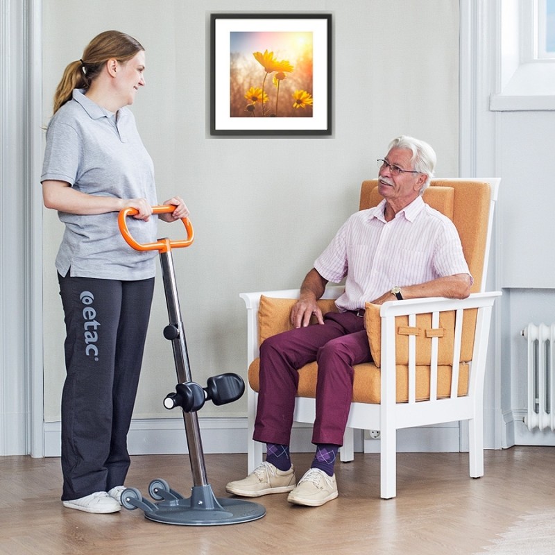 Guidon de transfert pivotant Etac Turner Pro pour patients | Teamalex